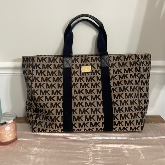 MICHAEL Michael Kors | Bags | Michael Kors Mk Signature Weekend Travel ...